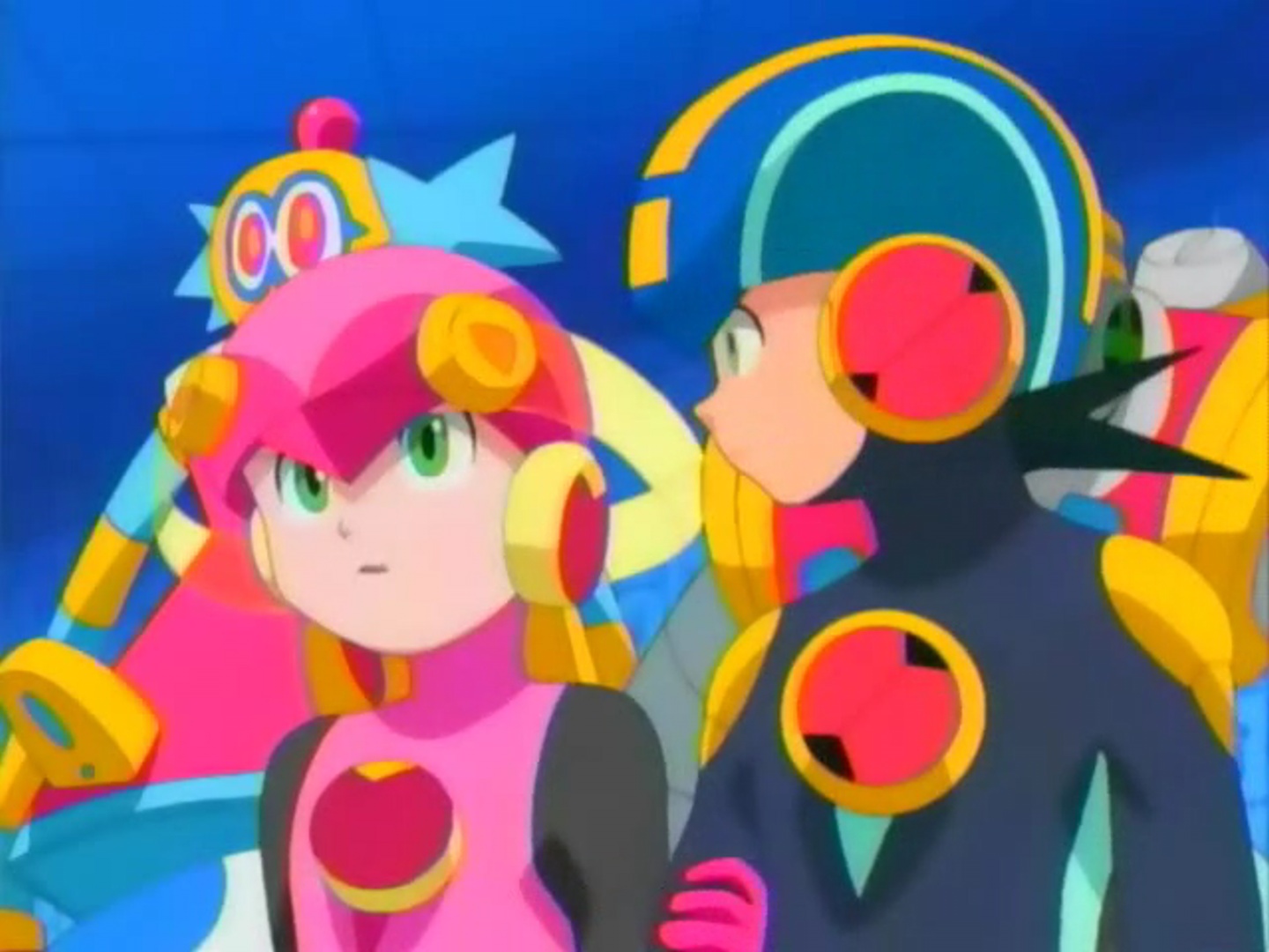 Megaman And Roll Nt Warrior