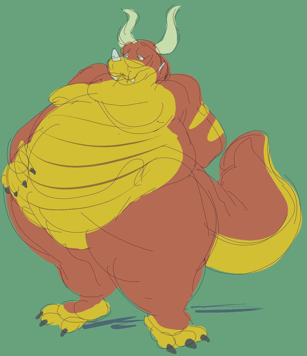 🍑🥭👈🏻Mango_Nut_Arts🔞 on Twitter: "@Speck_Neck did a wonderful sketch of my dergy. I am so ...