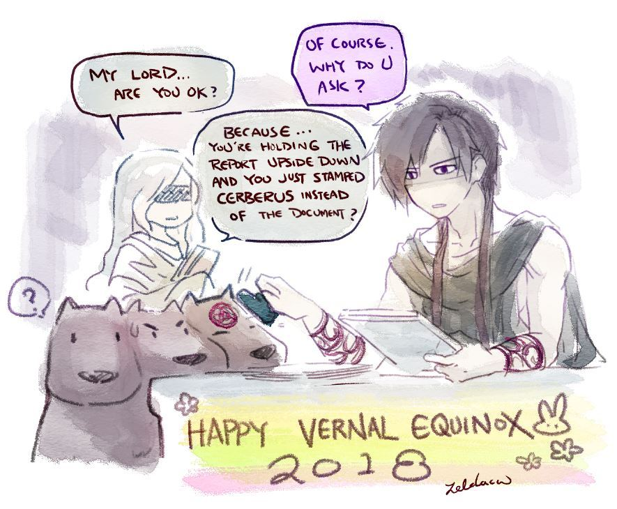 「Oz and Gilbert from Pandora Hearts, Urianger from FFXIV, and」ZeldaCW🖌 ...