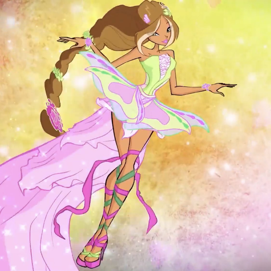 Winx Club Flora Harmonix Transformation