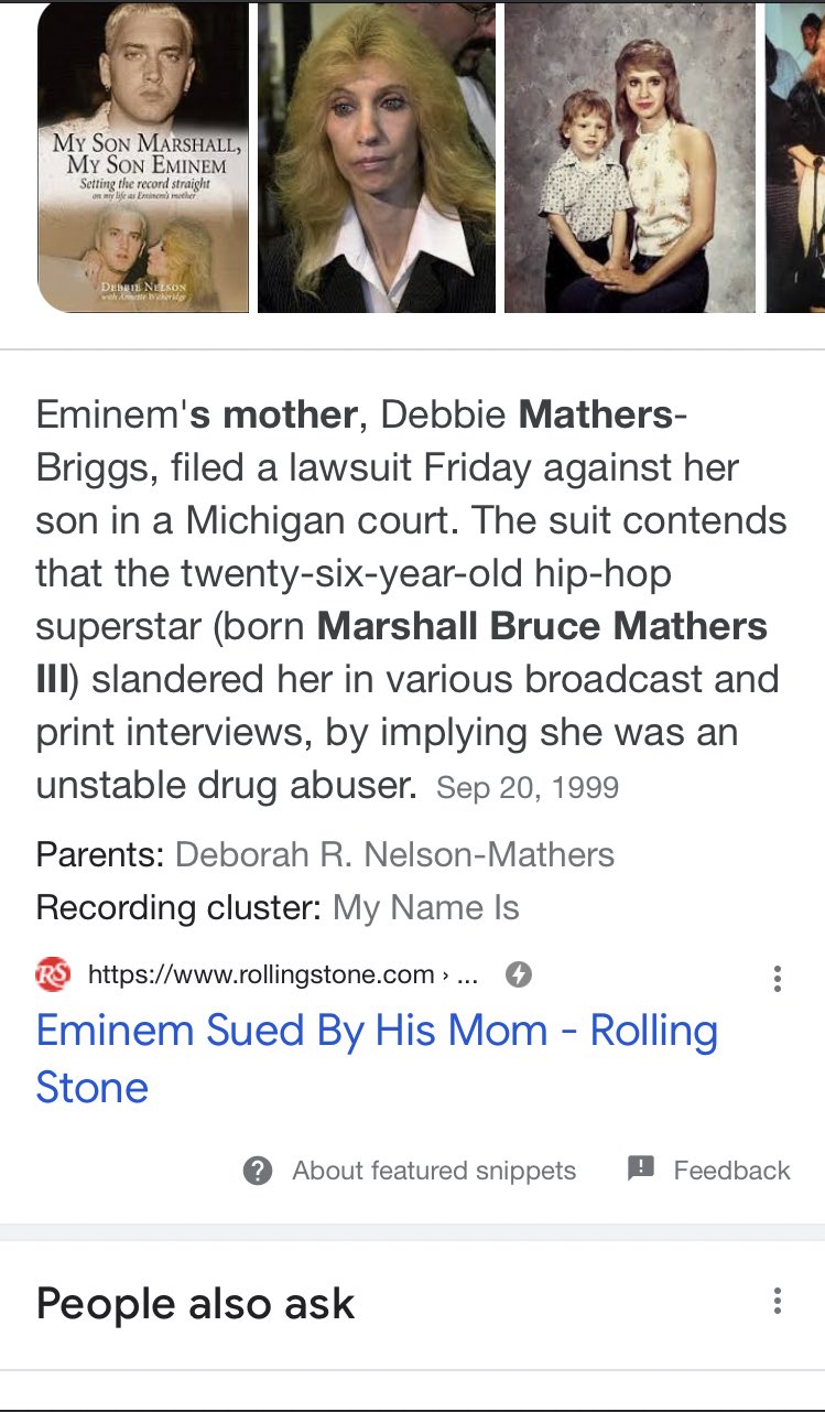 Eminem And Mom