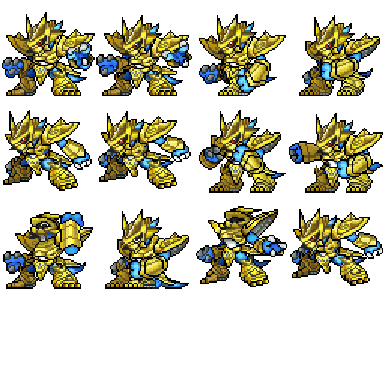 Veemon Golden Armor Digivolve