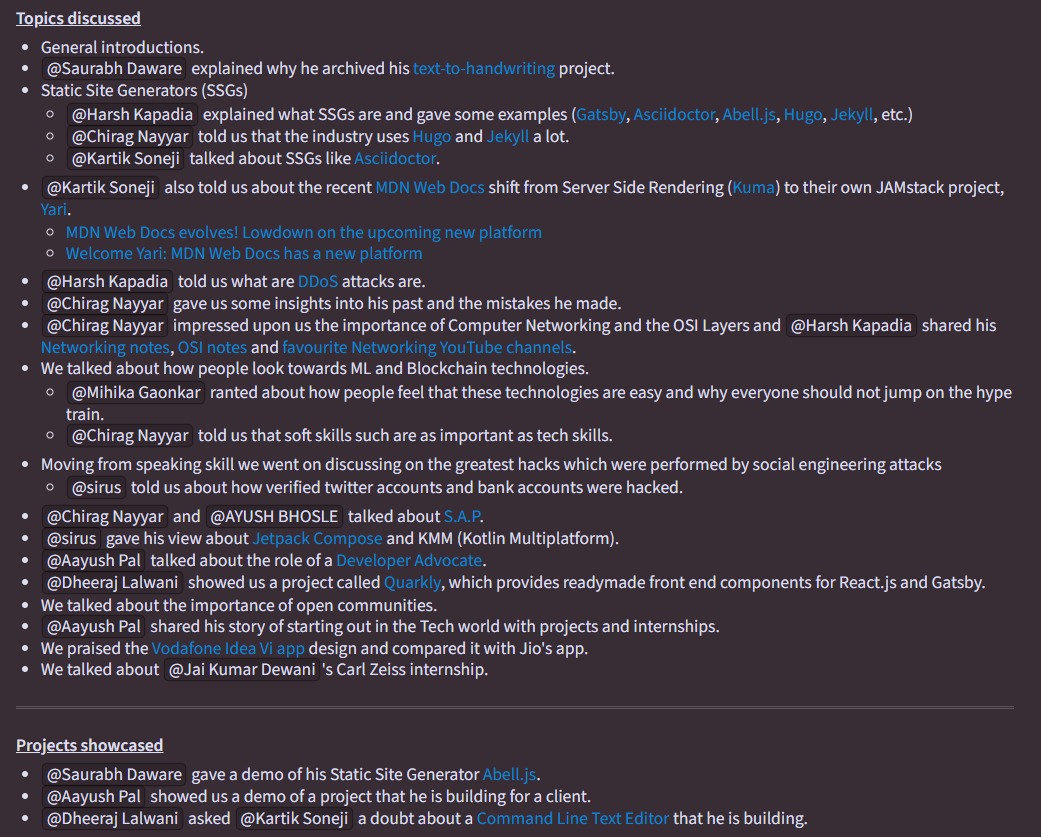 Our Tech Community on Twitter: "The 17th OTC CatchUp session was an amazing 7 hr 23 min ...