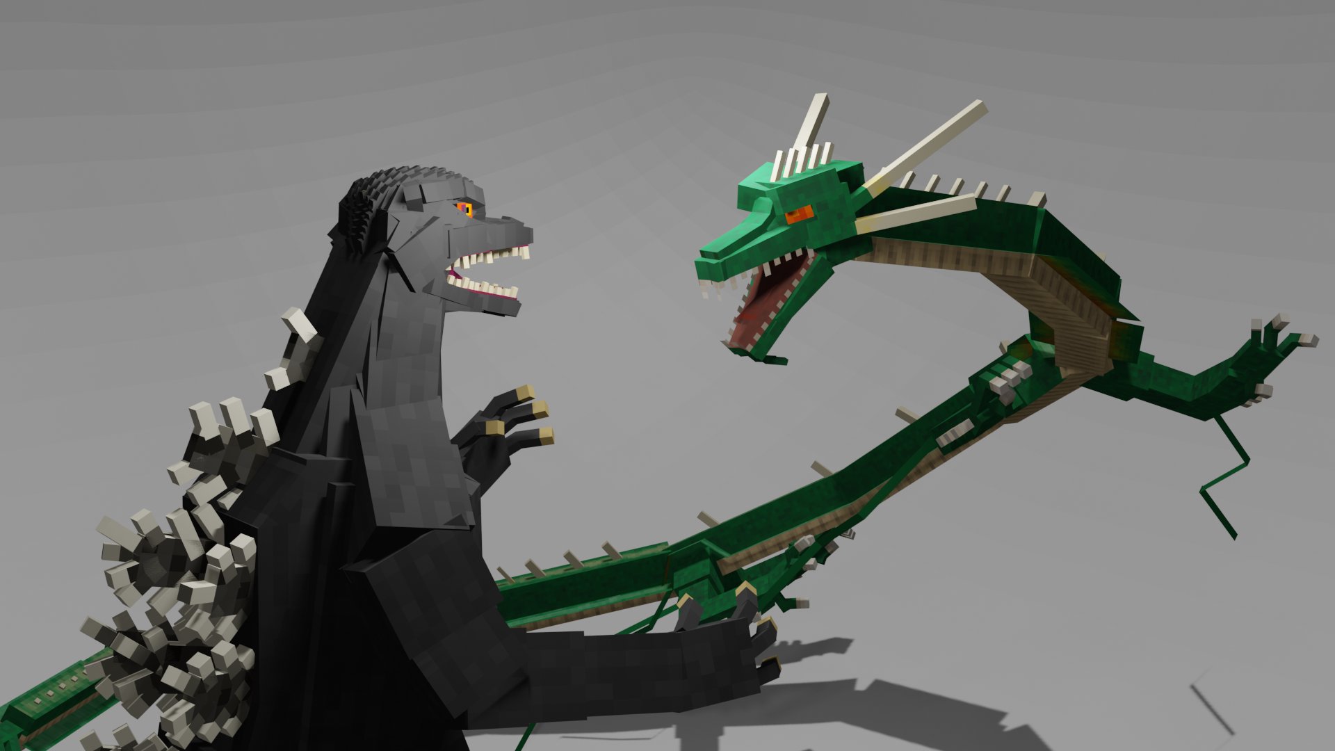 Mobzilla Vs Ender Dragon