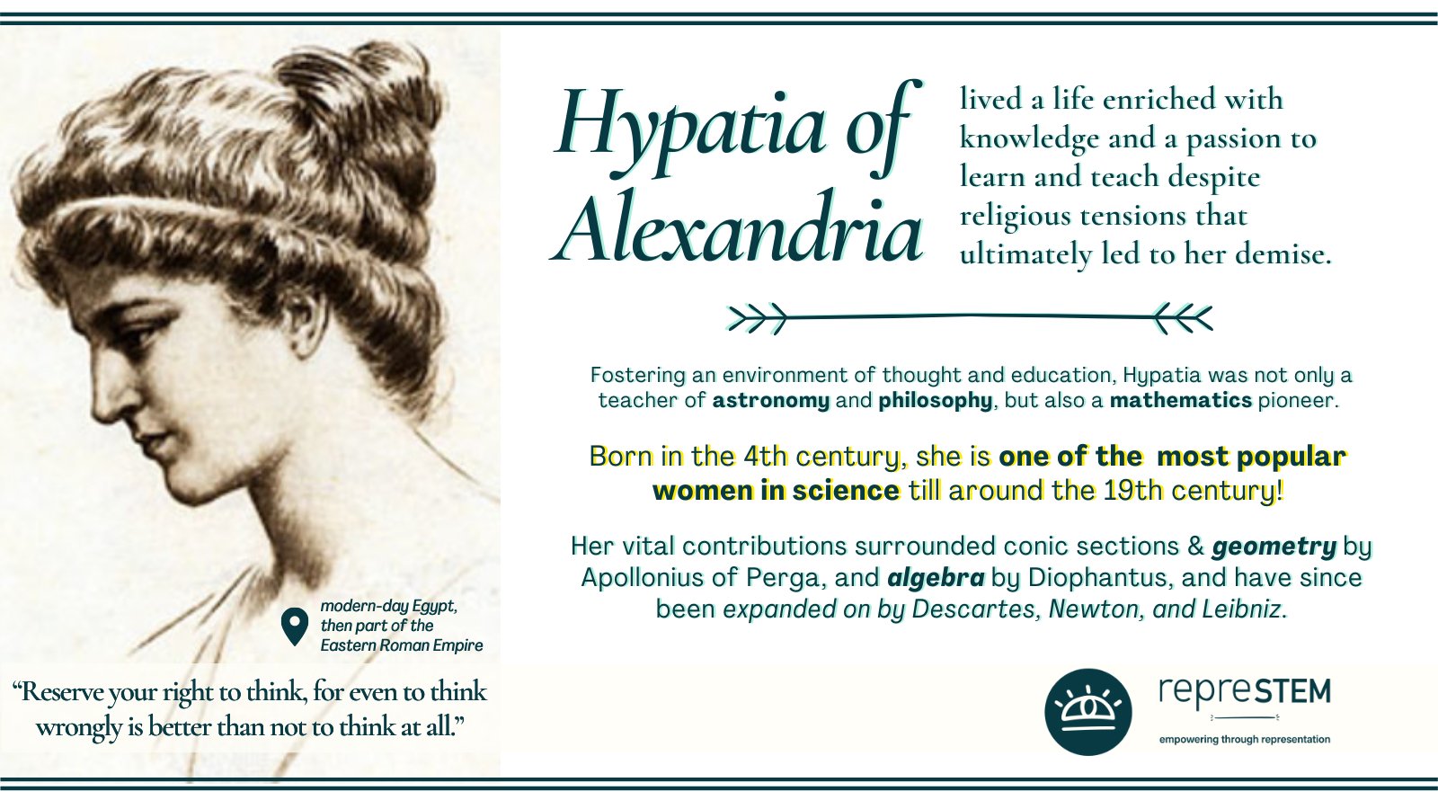 Mathematics And Astronomy Hypatia