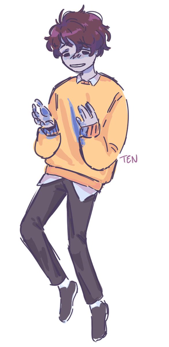 「Ghostbur angst? Ghostbur angst. #wilbur」|Ten @commissions closedのイラスト