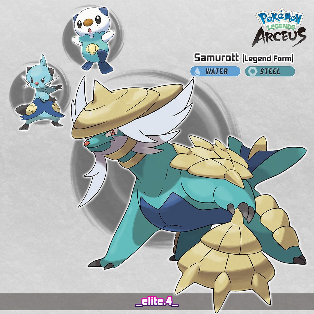 So about Samurott : r/pokemon