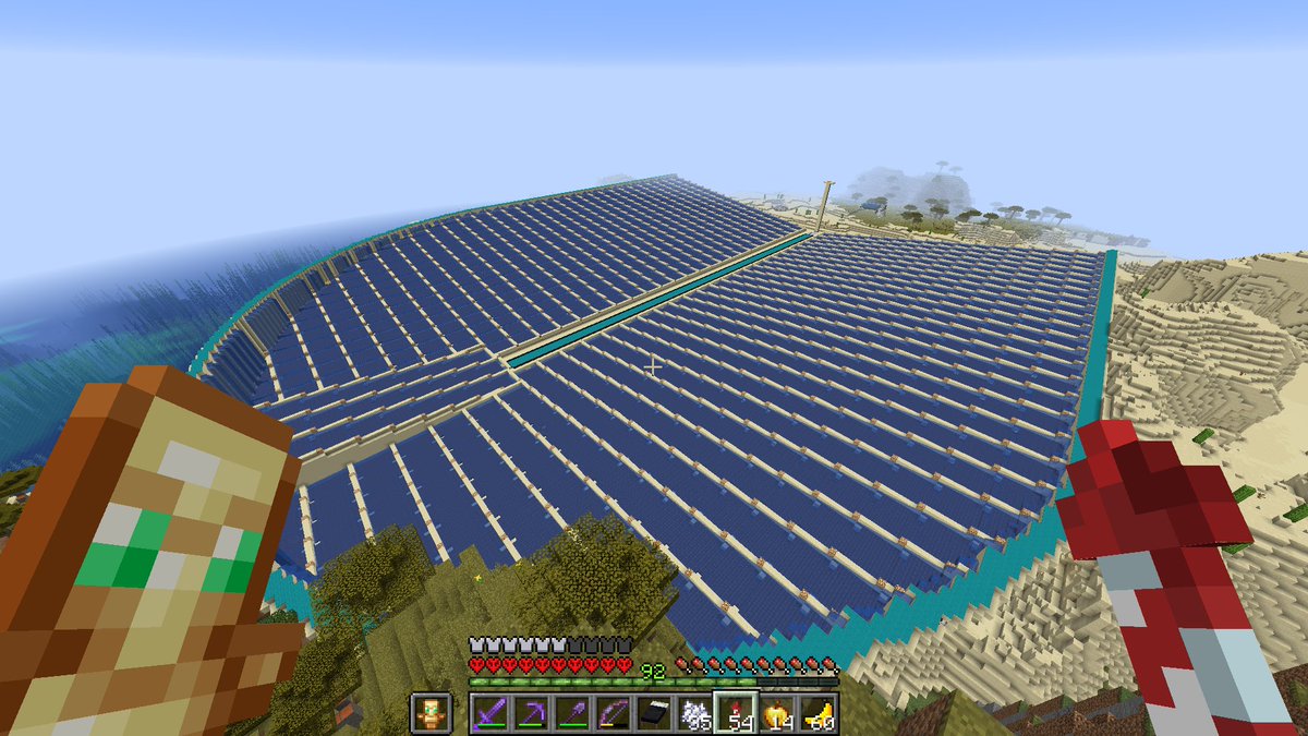 mega farm I made in survival : r/Minecraft