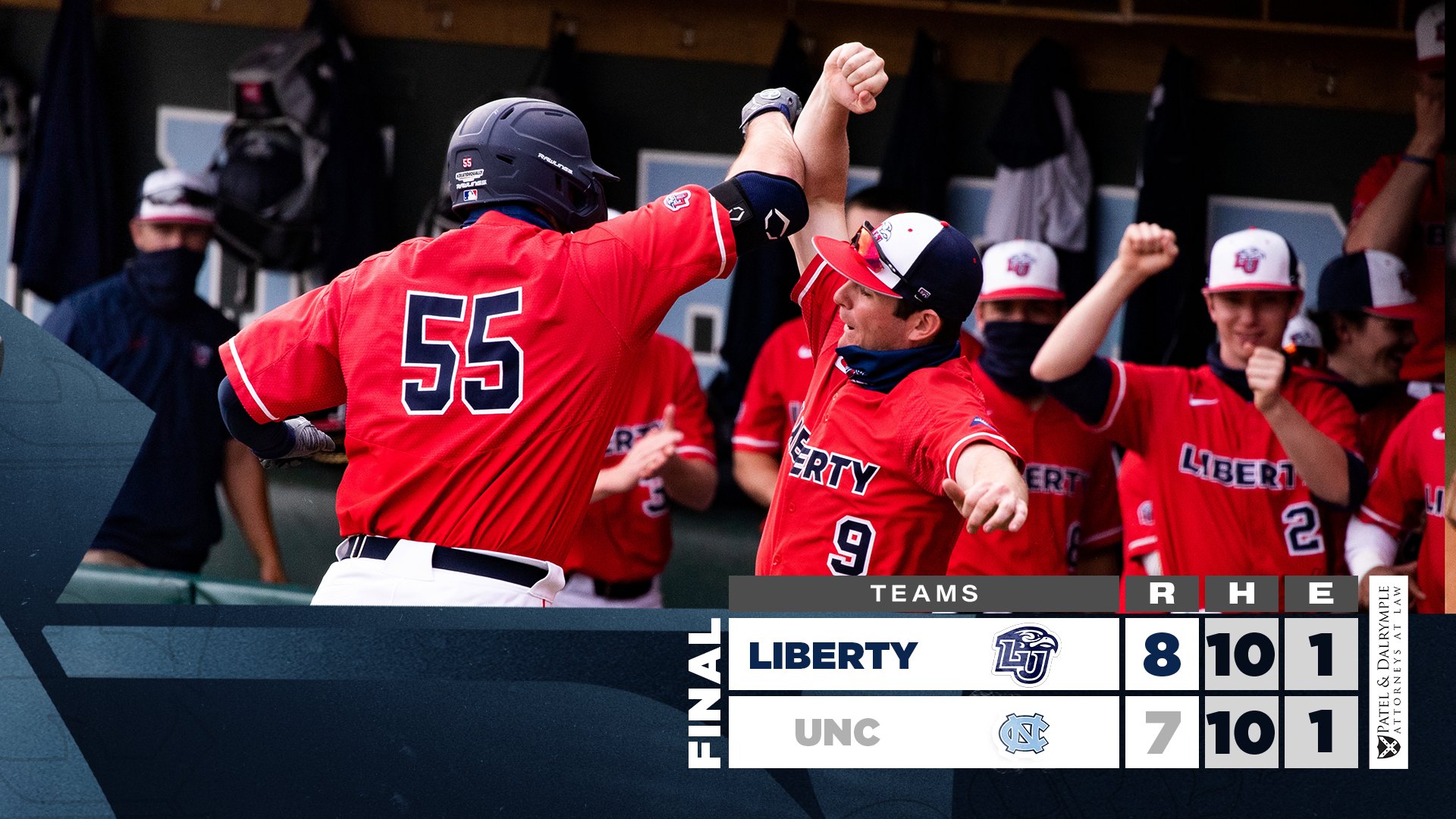 Liberty University Baseball Uniforms