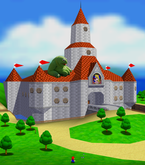 Super Fat Princess Peach Game