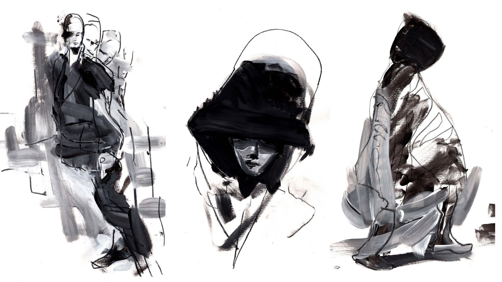 Yohji Yamamoto Sketches