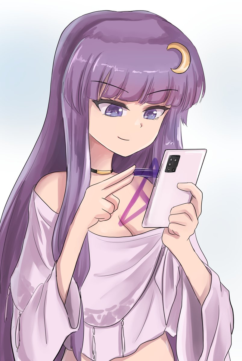 パチュリー・ノーレッジ 「691日目 Gesture lock screen? Magic lock sc」|並木•NAMIKI•@例大祭せ ...