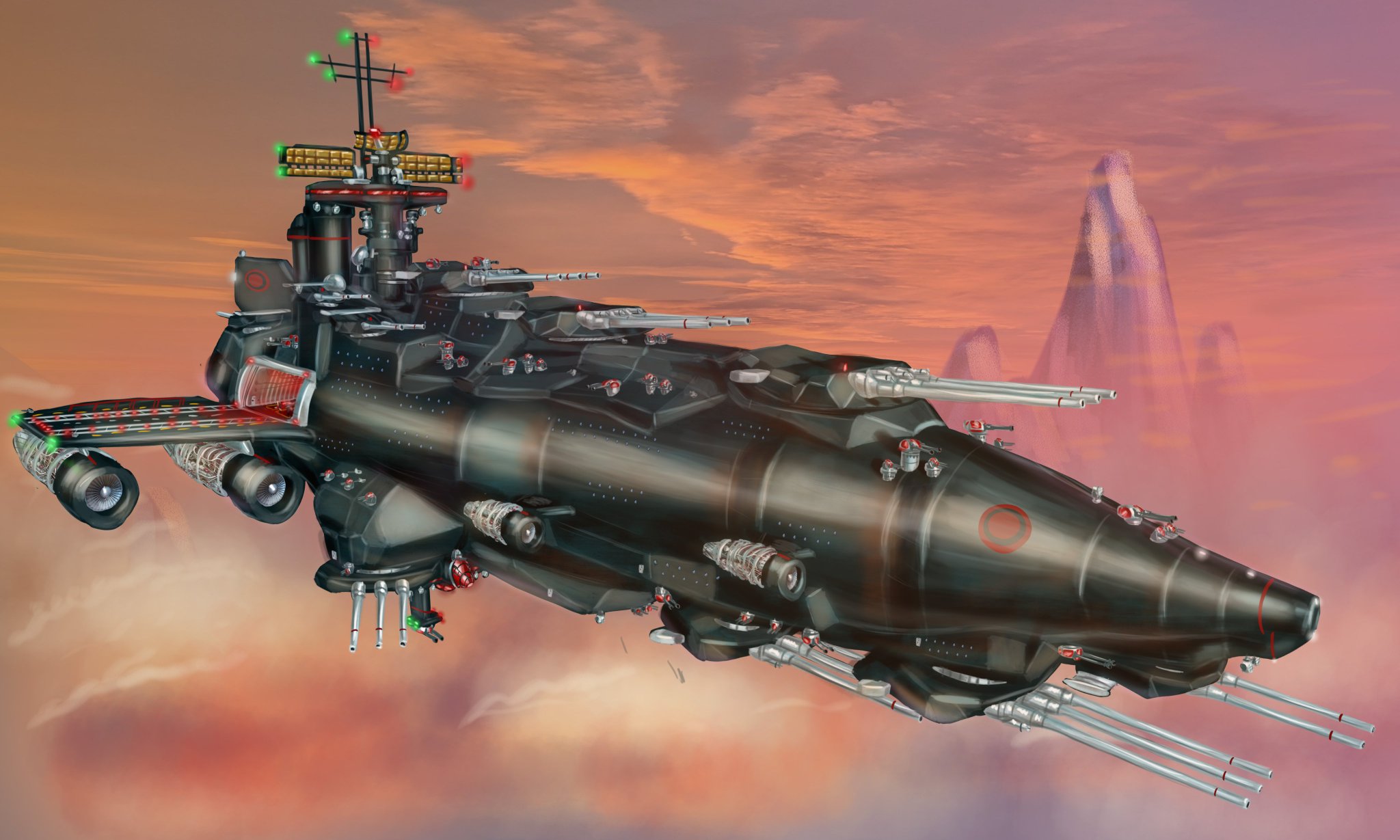 Dieselpunk Airship