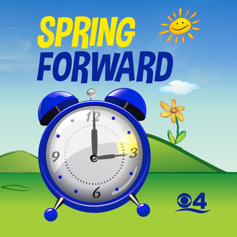 Daylight Savings Spring Forward Clipart
