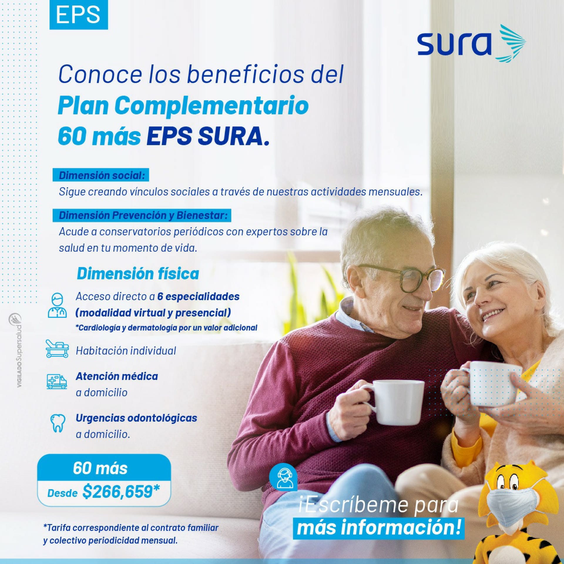 Plan complementario EPS SURA on Twitter: "Porque queremos que continúes viviendo momentos ...