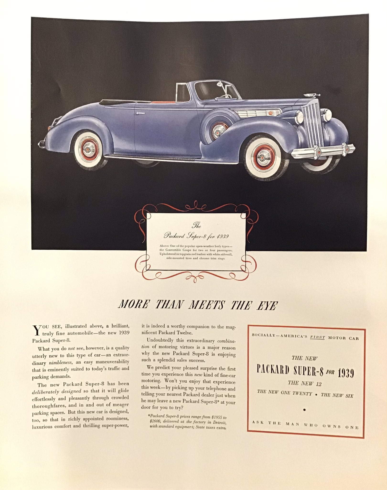 1939 Car Ads