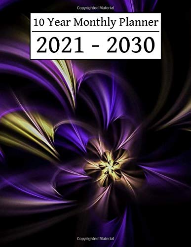 [PDF] FREE 10 Year Monthly Planner 2021-2030: 10 Year Monthly Calendar ...