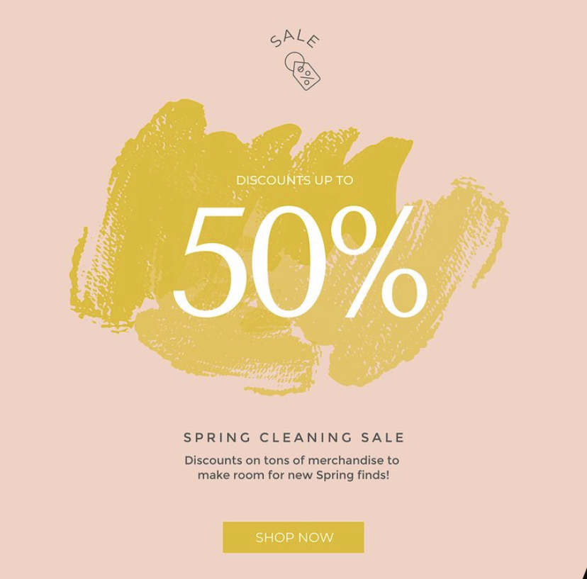 Spring Cleaning Sale Banner