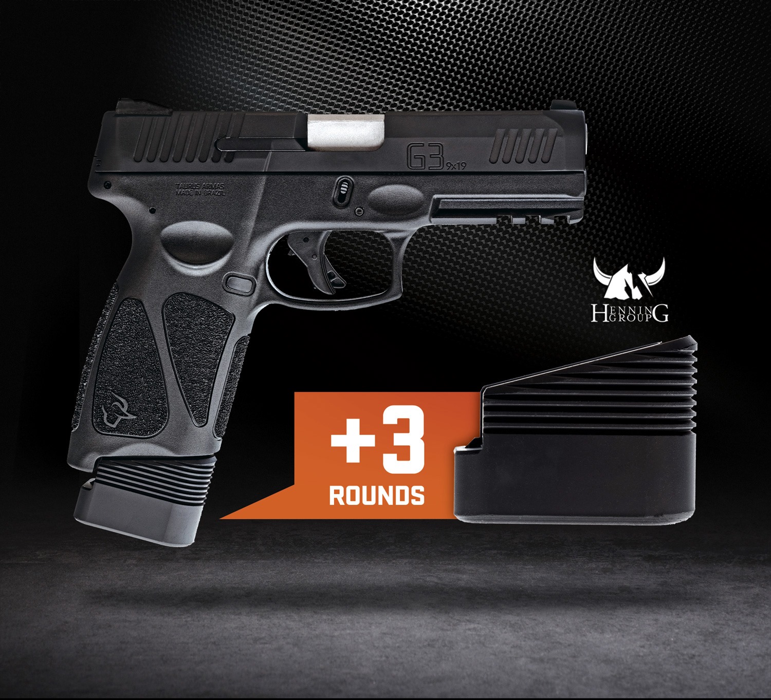 Taurus USA on Twitter: "More = better The Henning Group EDC Magazine & Grip Extension extends ...