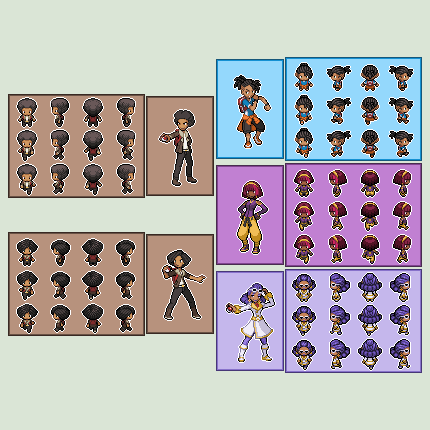 Pokemon Main Character Sprites