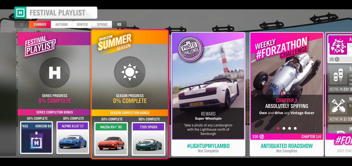 Summer #Forzathon Shop, Festival Playlist events and Rewards through ...