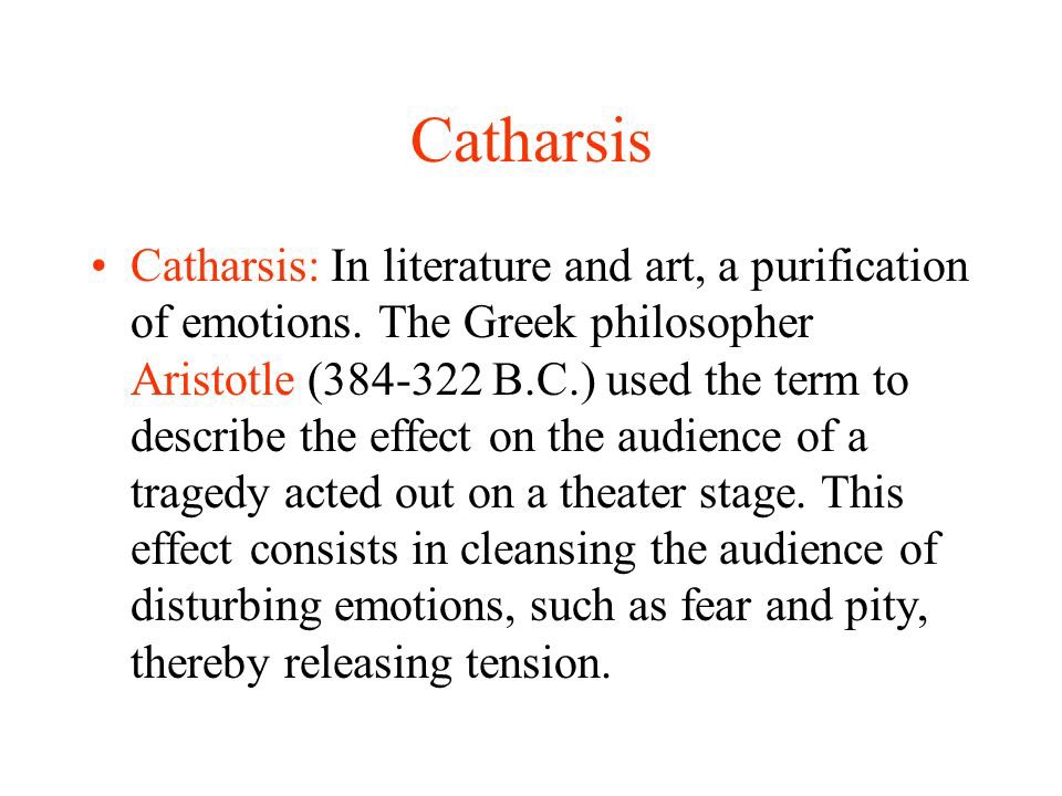 Catharsis Aristotle