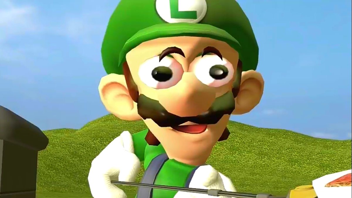 Luigi Funny Face