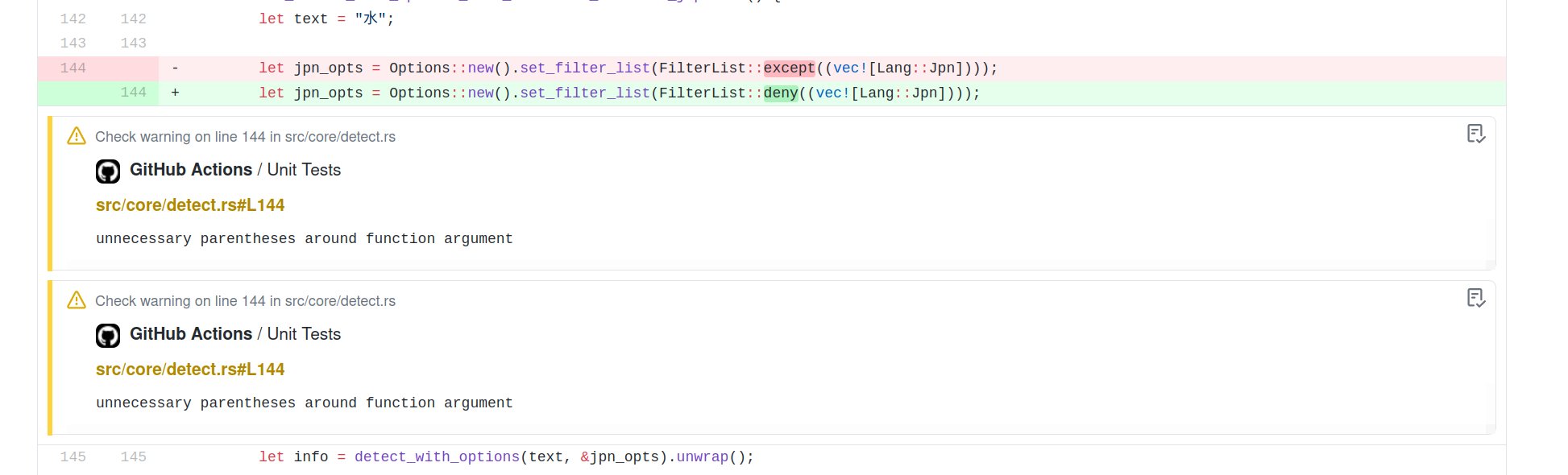 🦀 Sergey Potapov on Twitter: "I did not know, that #github converts #rustlang warnings from ...
