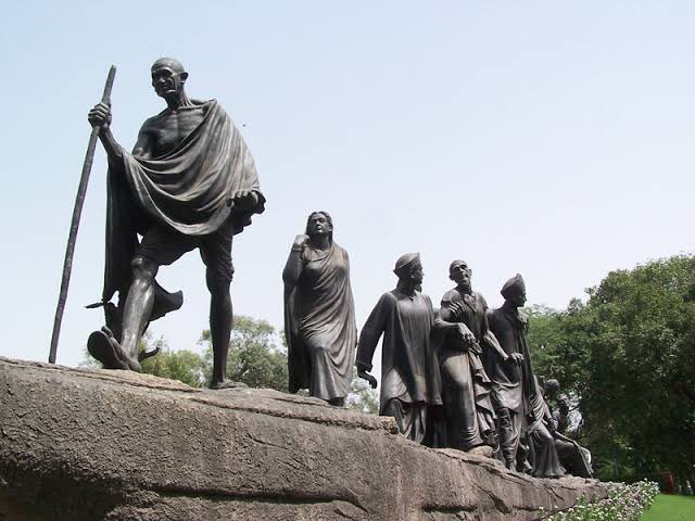 Gandhi Salt March Statue