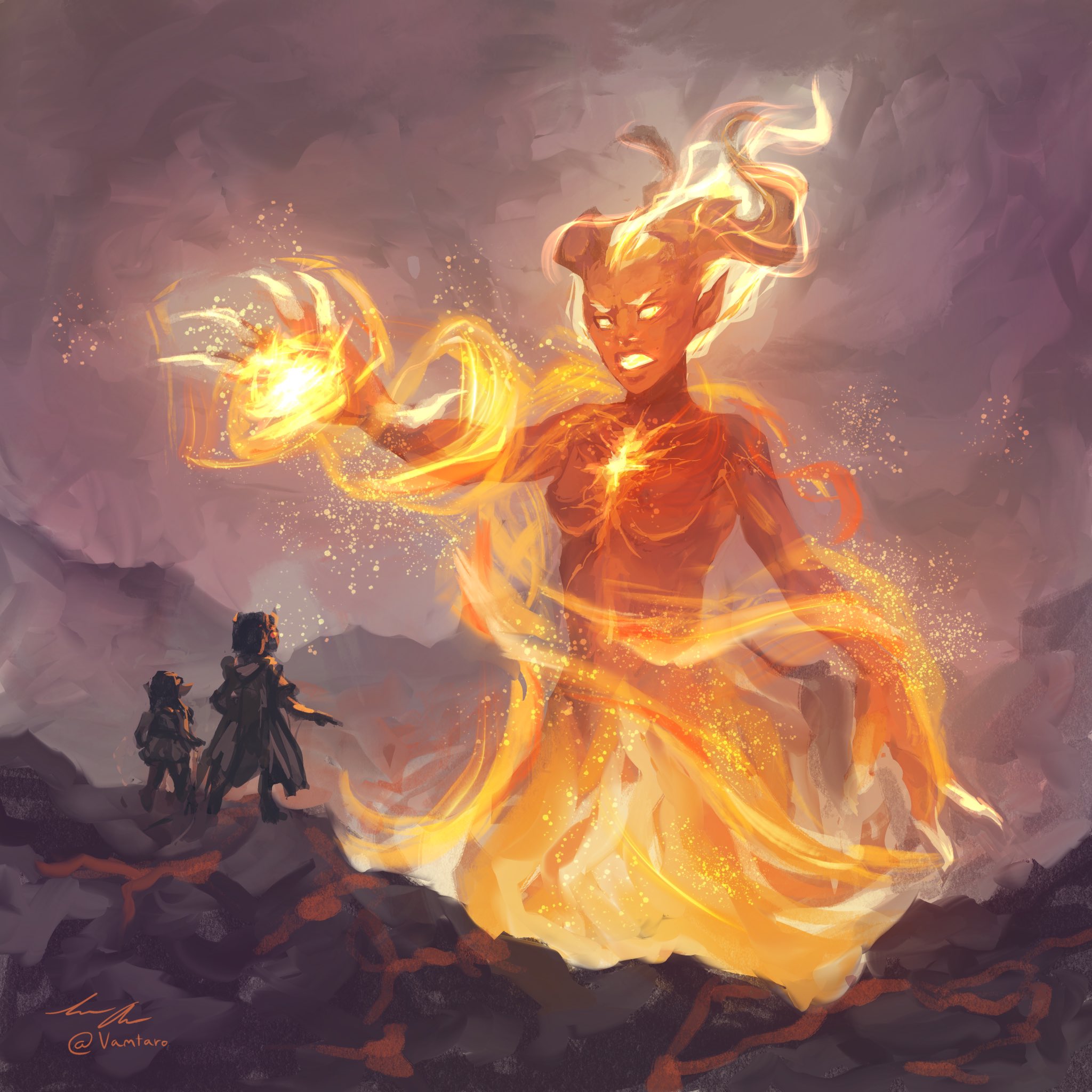 Fire Elemental Art