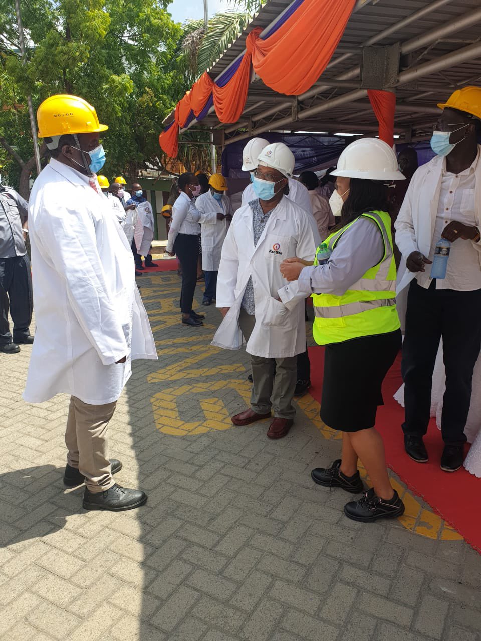 Nuclear Kenya on Twitter: "NuPEA CEO Eng. Juma (front left on first photo) together with other ...