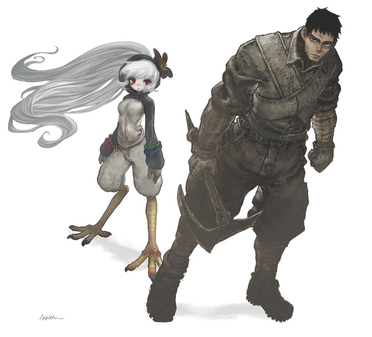 ippatu＠虎鶫⑥巻発売中のイラスト