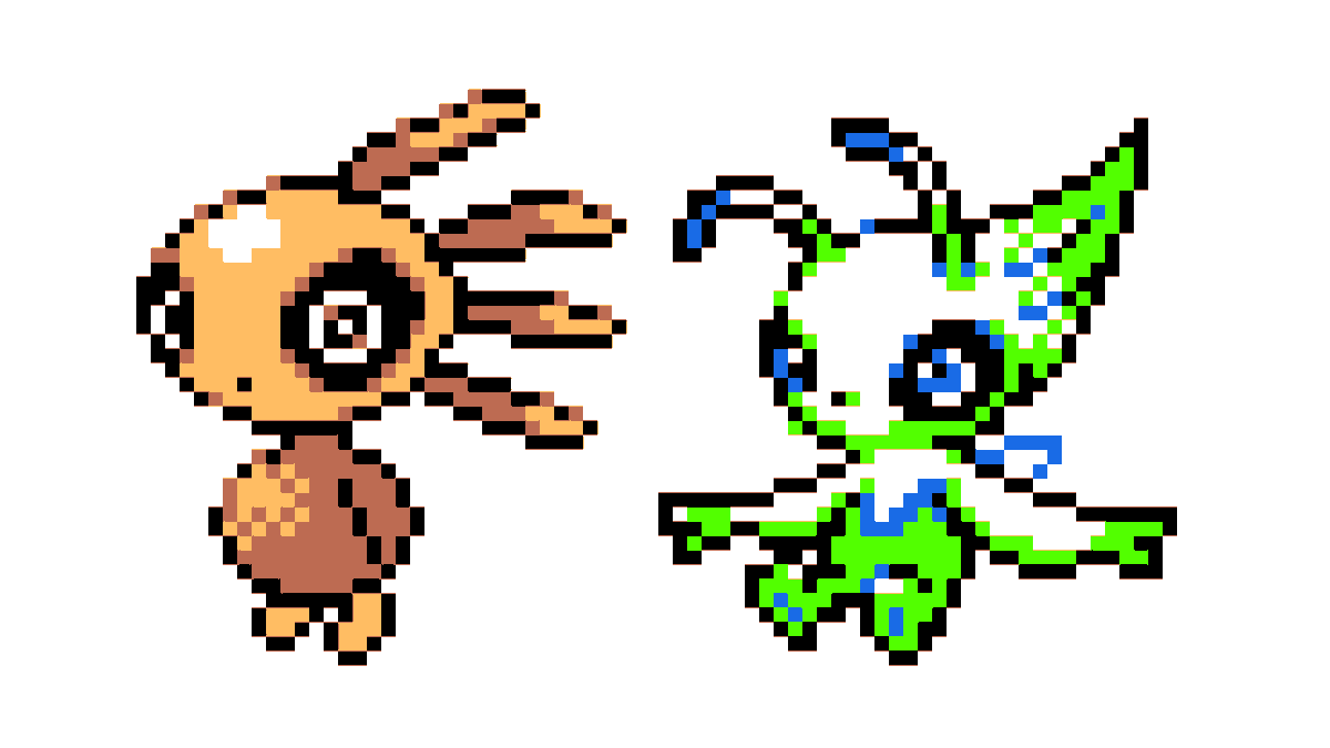 Lost Silver Celebi Sprite