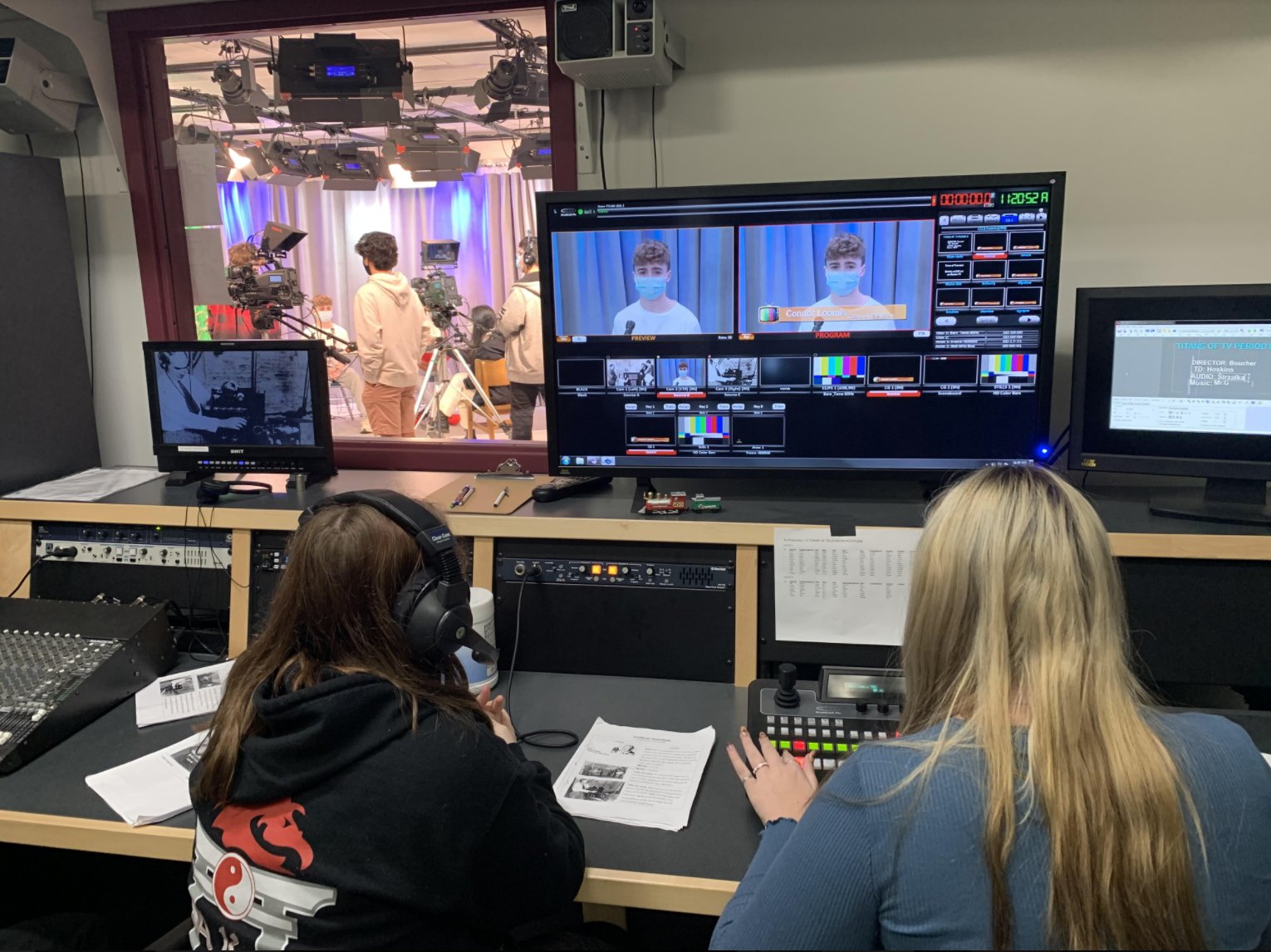 Tv Studio Control Room Equipment