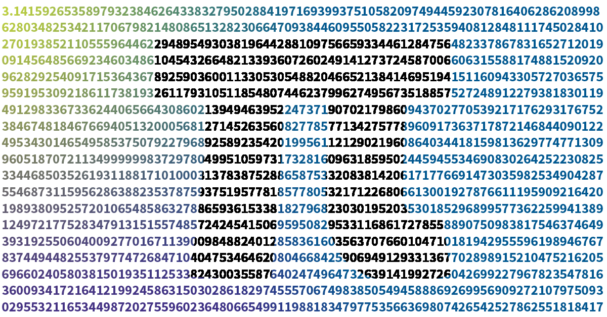 Pi Numbers