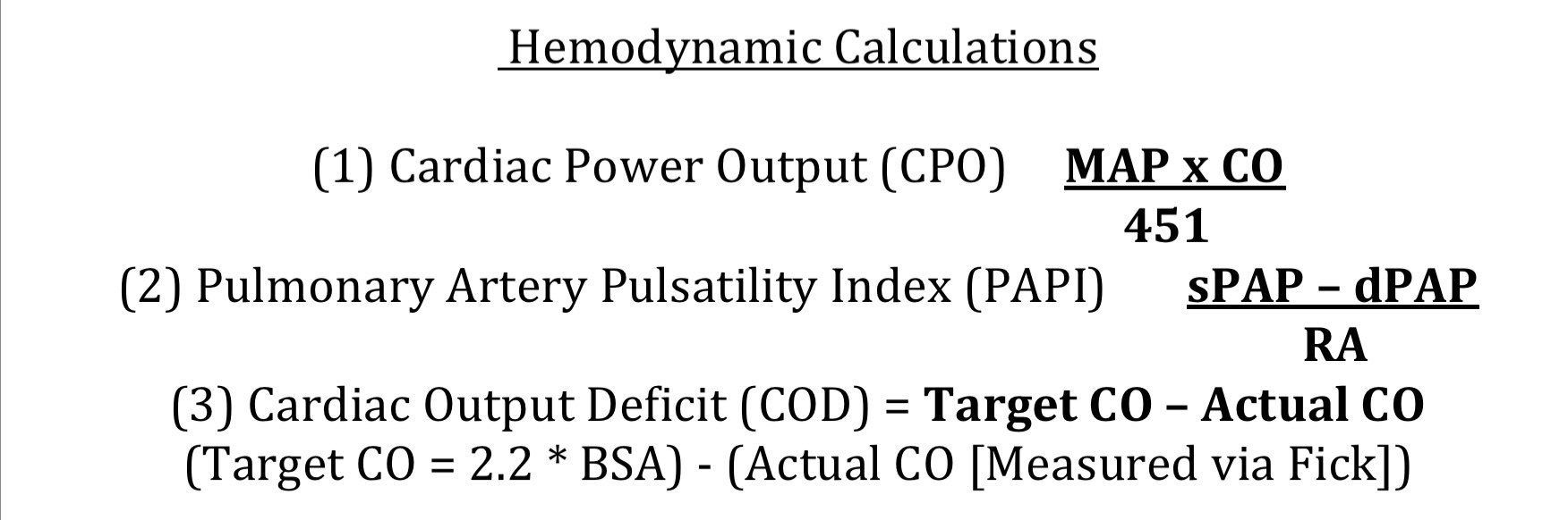 Power Output Formula