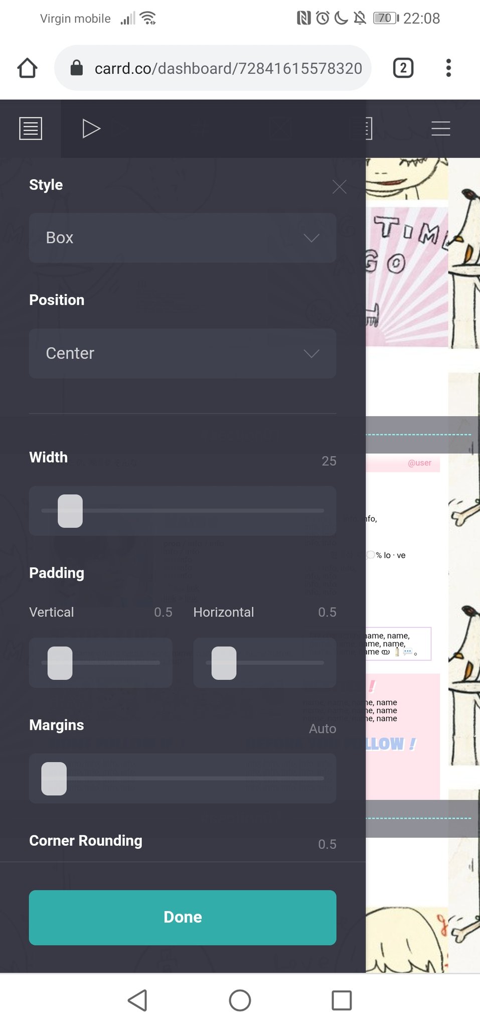 carrd helper on Twitter: "a rough tutorial on how to make this type of carrd layout ! https://t ...