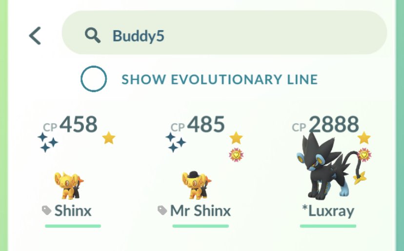 Shiny Shinx Evolution