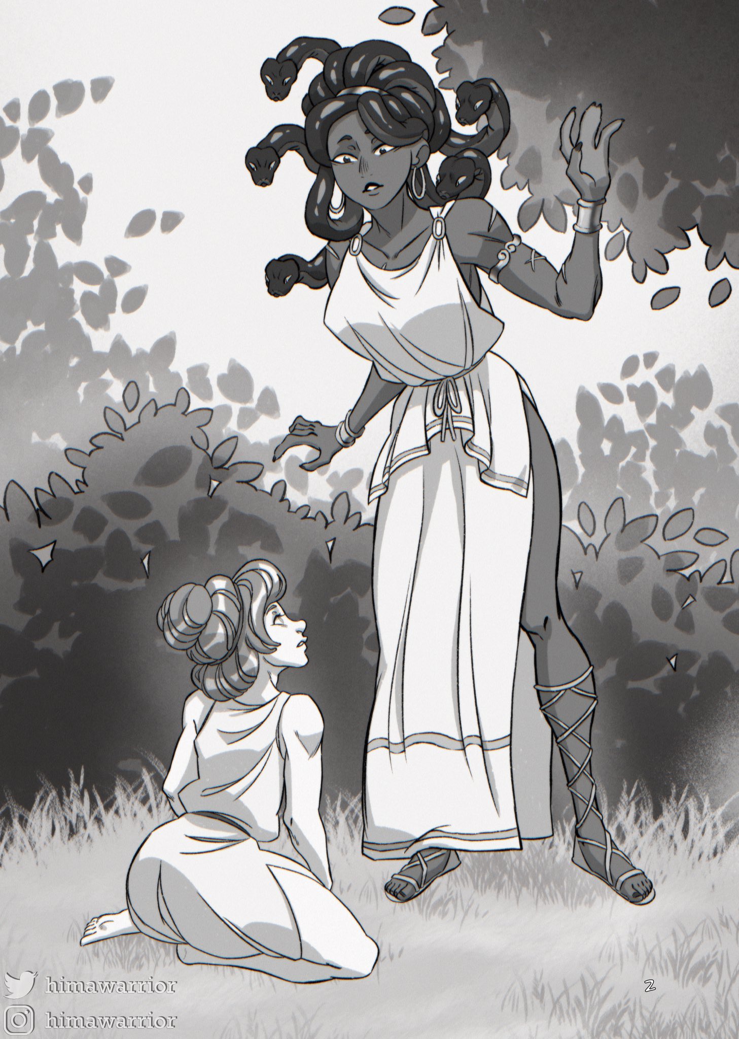 Perseus Cartoon Drawing