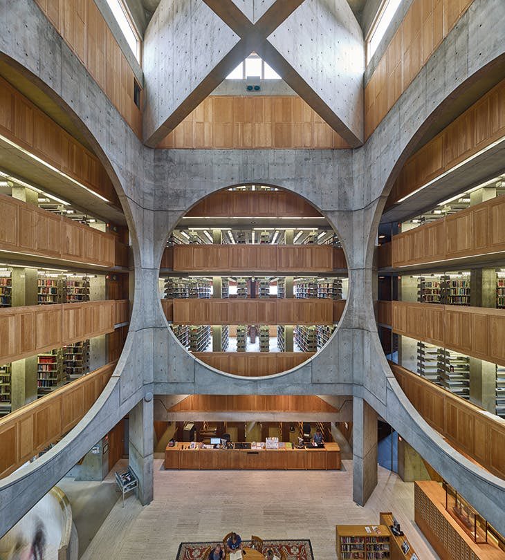 Phillips Exeter Academy Library Interior