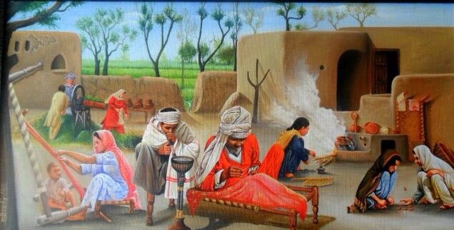 Punjabi Culture Paintings