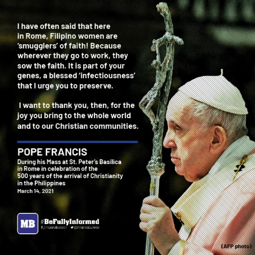Pope Philippines Quotes Pope Francis: Divorce Sometimes "morally