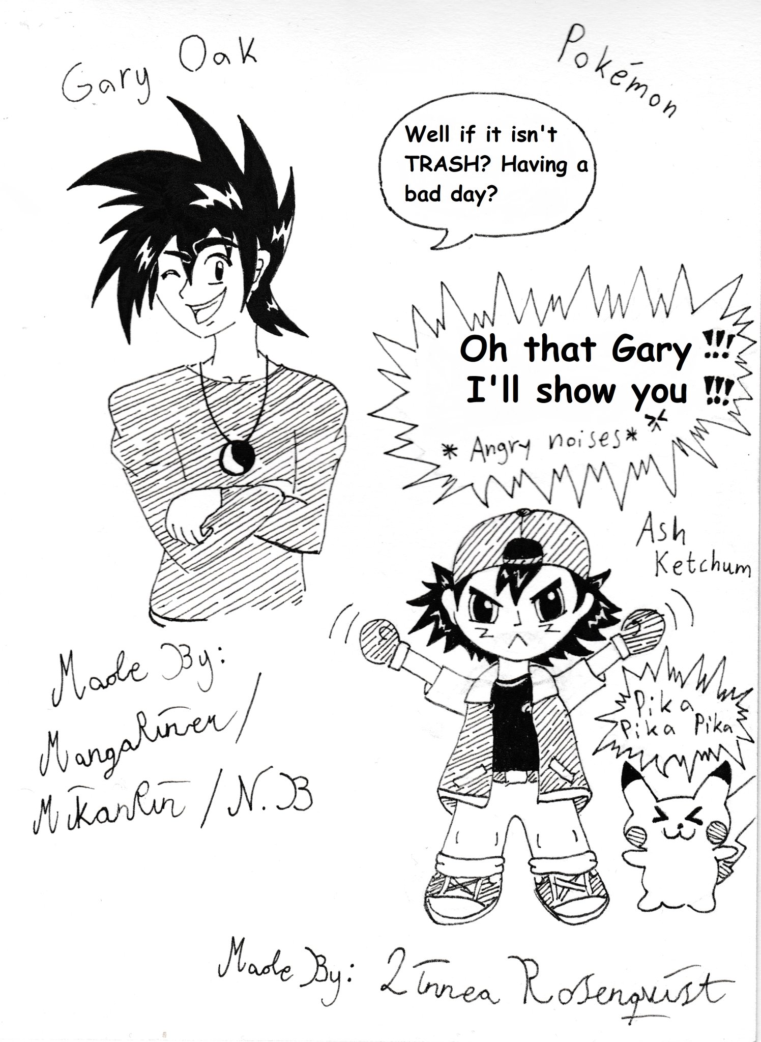 Ash Vs Gary Anime