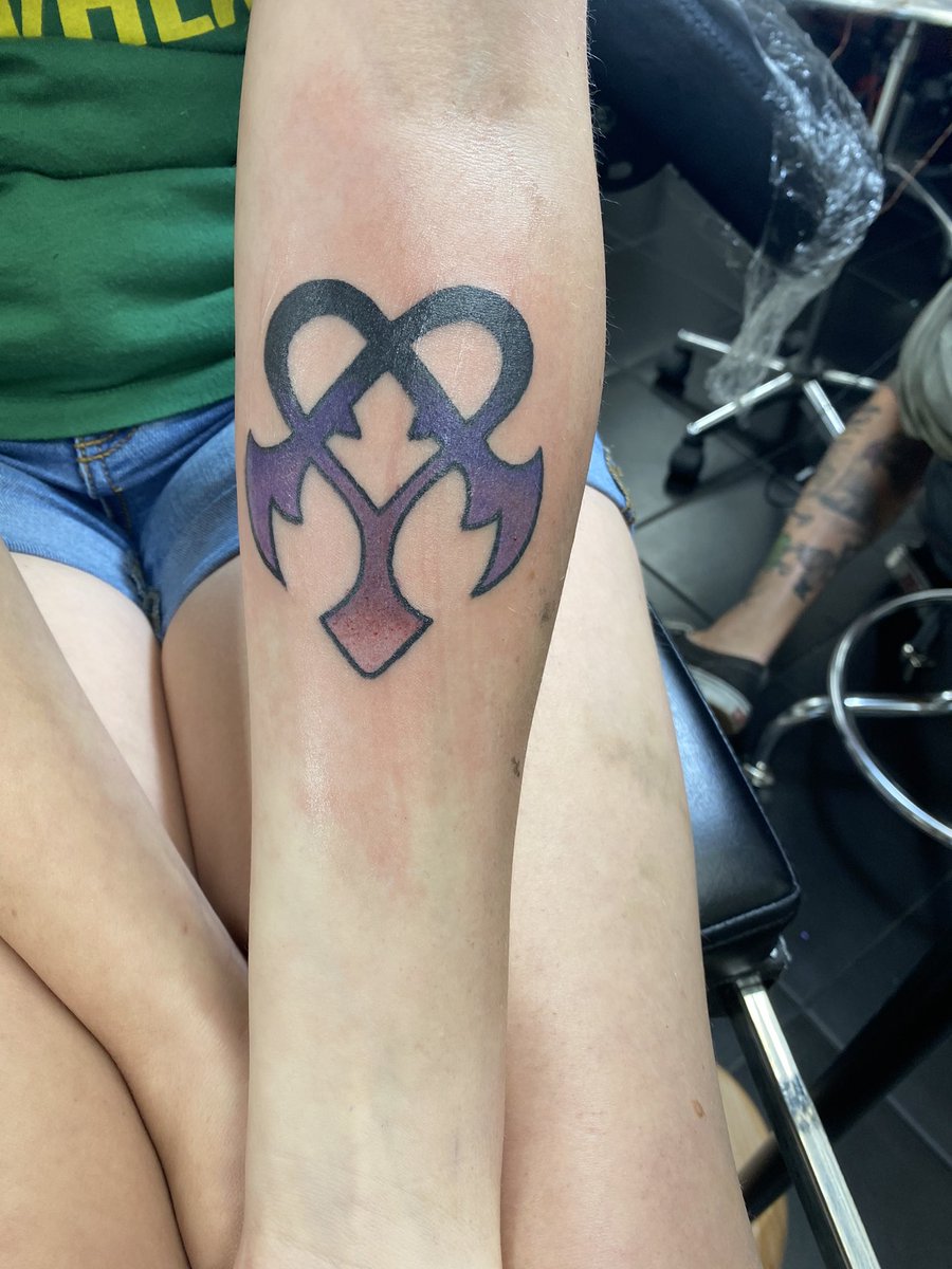 Heartless Symbol Kingdom Hearts Tattoo