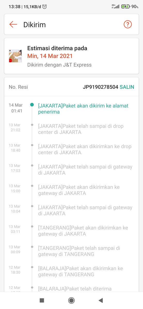 J&T Express Indonesia on Twitter: "Hi JnT Friends, kenalin ini JENI (J&T Melayani) asisten live ...