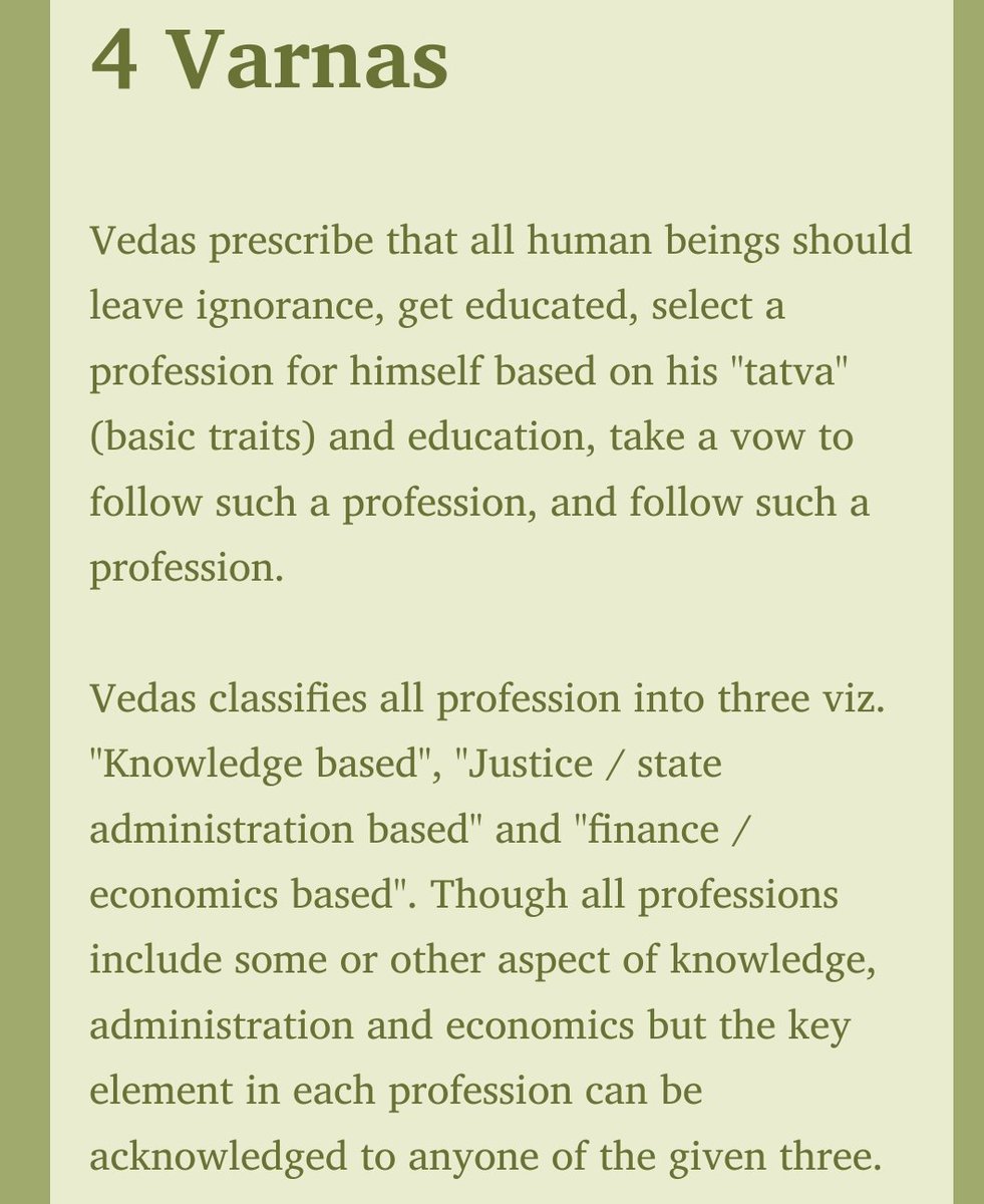 WHAT IS THE HINDU VARNA VYAVASTHA? Is the casteism part of