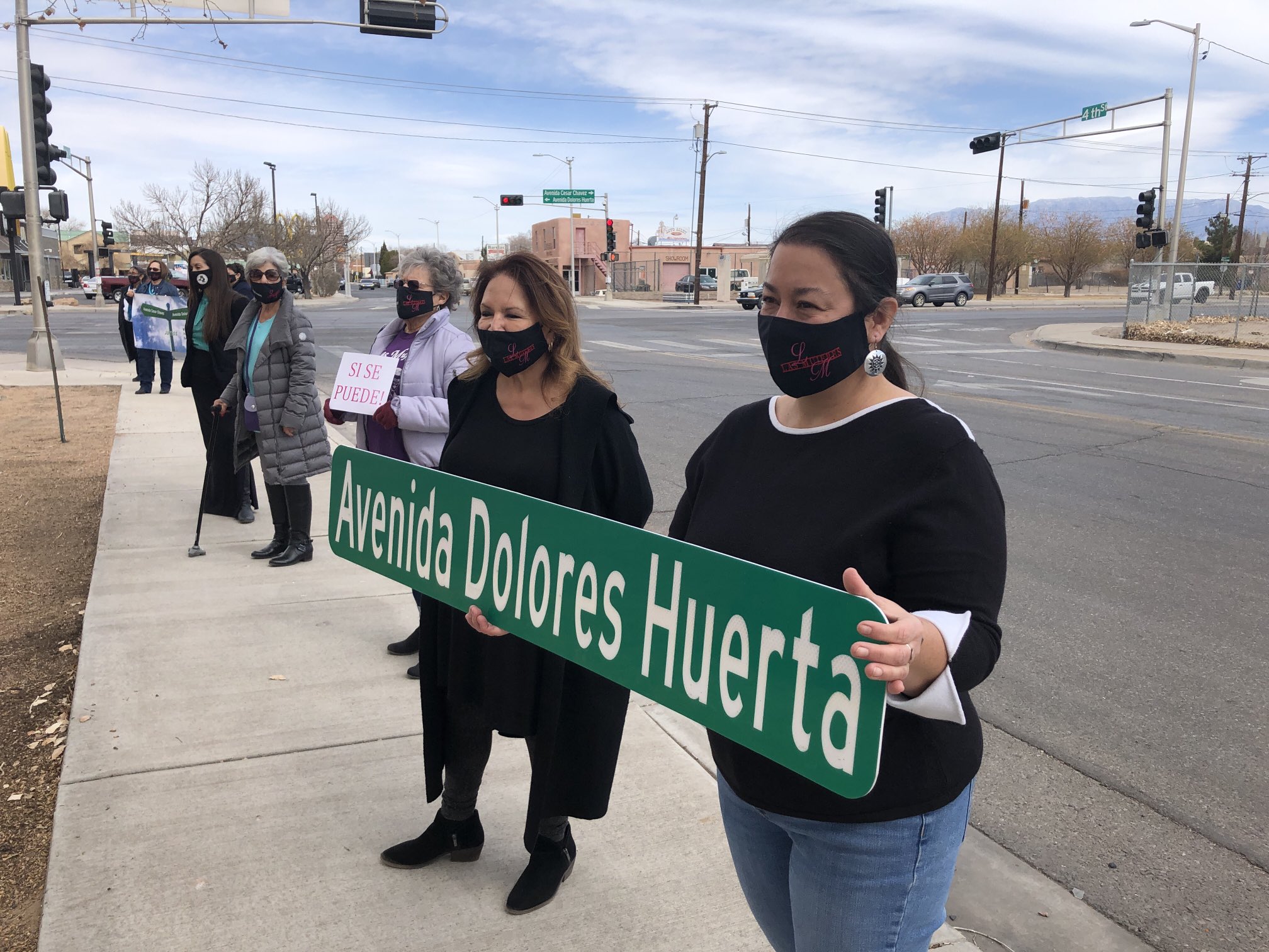 Dolores Huerta And Cesar Chavez Protesting