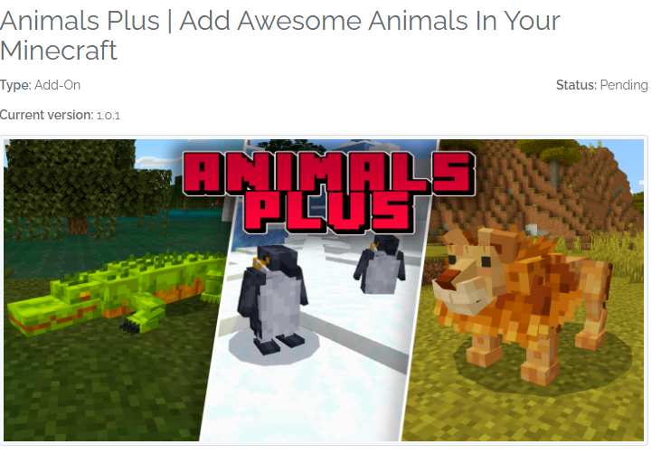 Minecraft Animals To Add