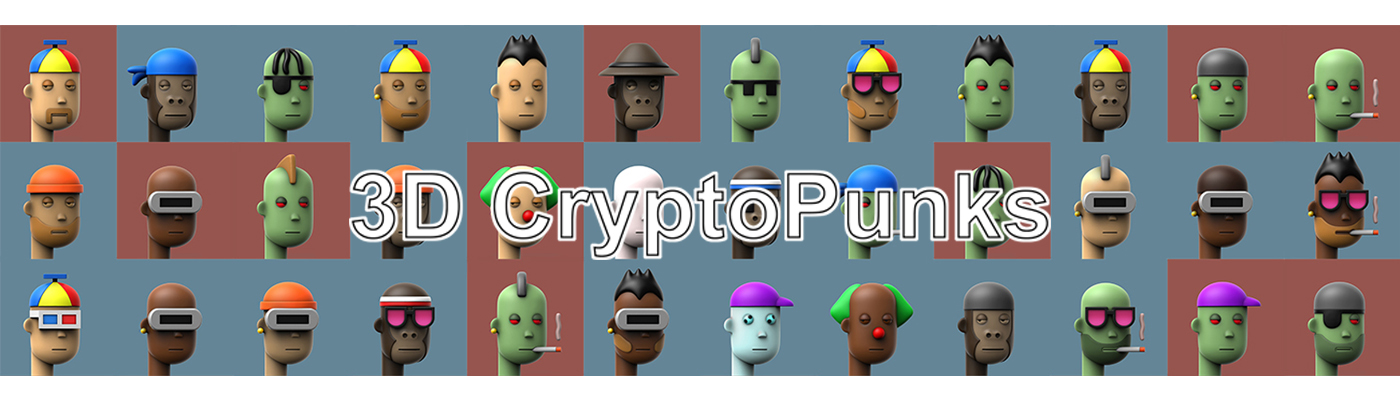 3DPunks on Twitter: "🎁#Nft Giveaway !!! I will random choose one of the 3D CryptoPunks for ...
