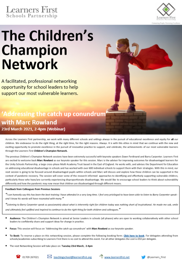 Learners First – Learners First School Partnership